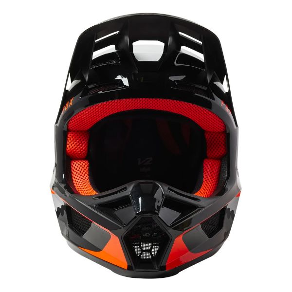 Casco moto FOX V2 Vizen Flo Orange Envío Inmediato | iCasque.es