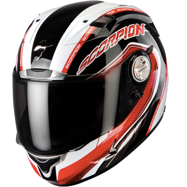 Casco moto Scorpion EXO 1000 Air E11 Pipeline Negro Rojo en Stock ...
