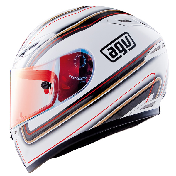 Casco moto AGV GP-Tech Stripes White Envío Inmediato | iCasque.es