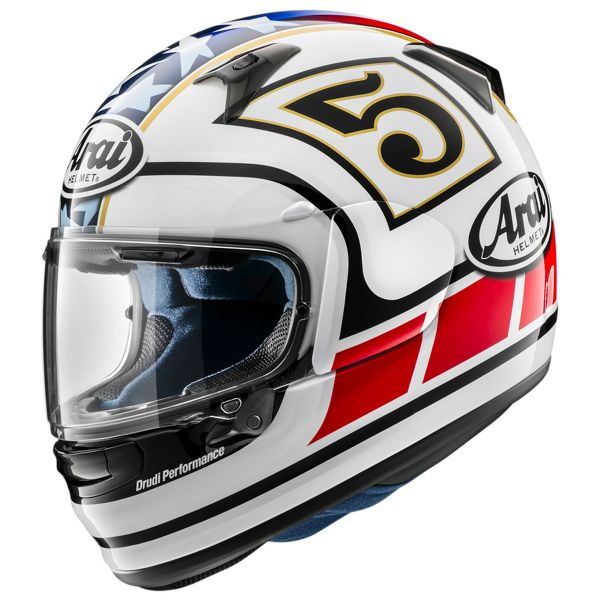 Casco moto Arai Profile-V Edwards Legend White Al Mejor Precio | iCasque.es