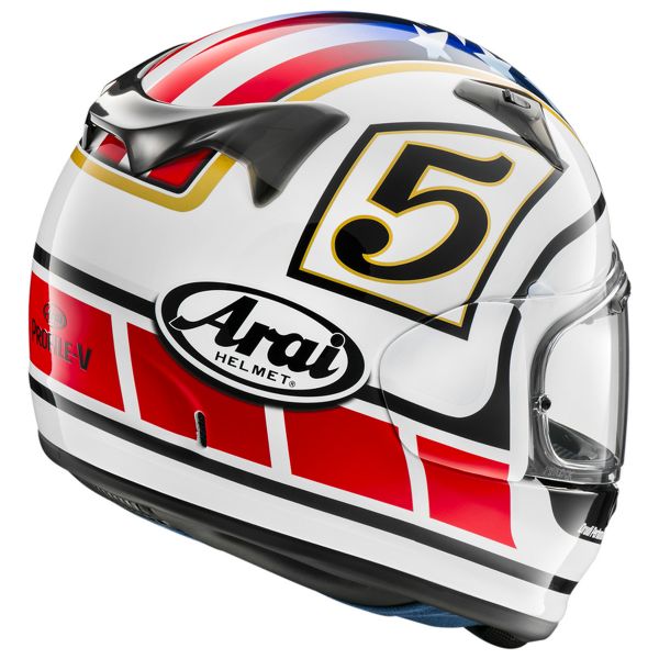 Casco moto Arai Profile-V Edwards Legend White Al Mejor Precio | iCasque.es