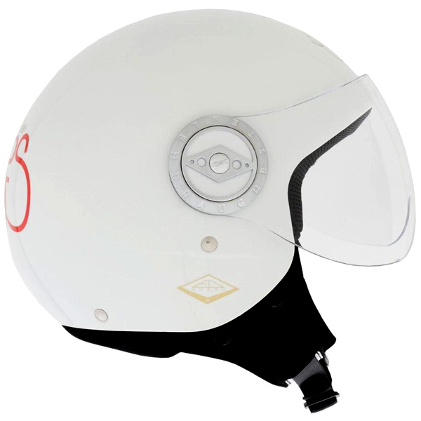 Casco moto Edguard Bobber Couture Cherry Blanco Envío Inmediato ...