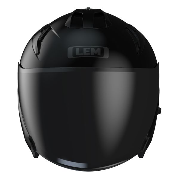 Casco moto LEM Quick Glossy Black en Stock | iCasque.es