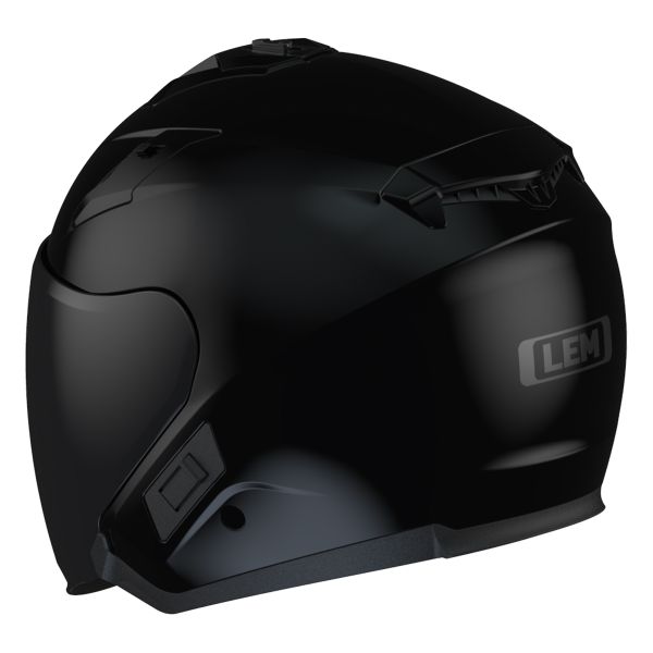 Casco moto LEM Quick Glossy Black en Stock | iCasque.es