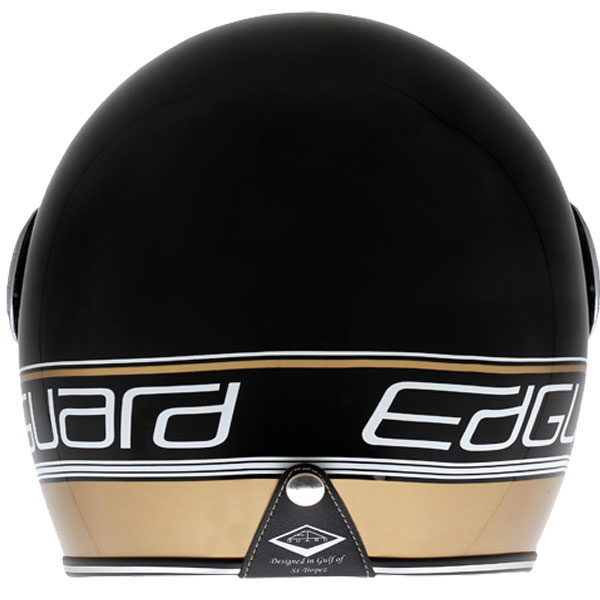 Casco moto Edguard Dirt Ed Logo Negro Oro en Stock | iCasque.es