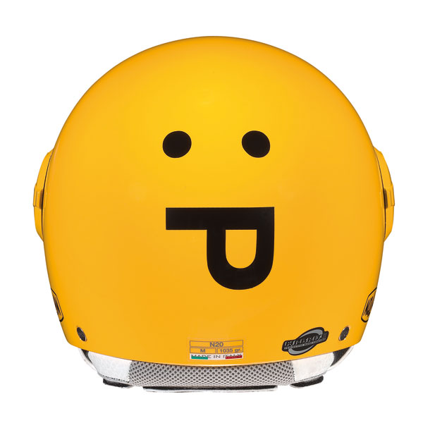 Casco moto Nolan N20 Fiat 500 Emoticon Amarillo 139 Al Mejor Precio | iCasque.es