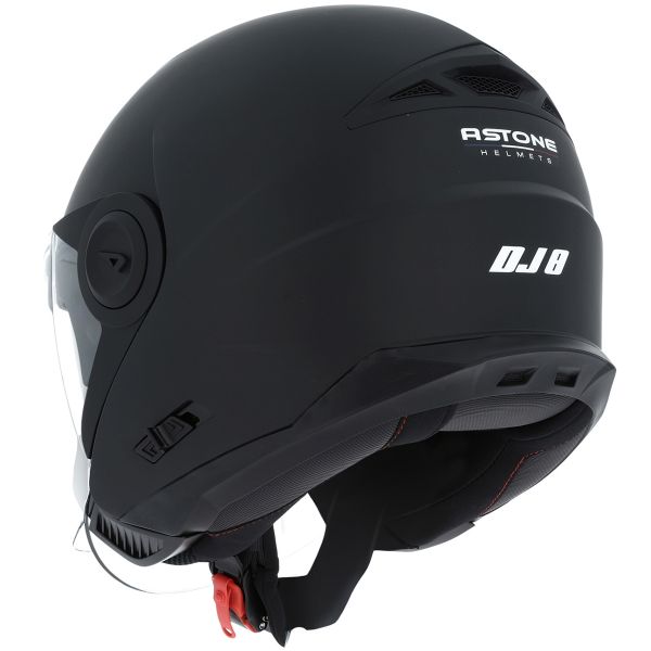 Casco moto Astone DJ 8 Matt Black Al Mejor Precio | iCasque.es