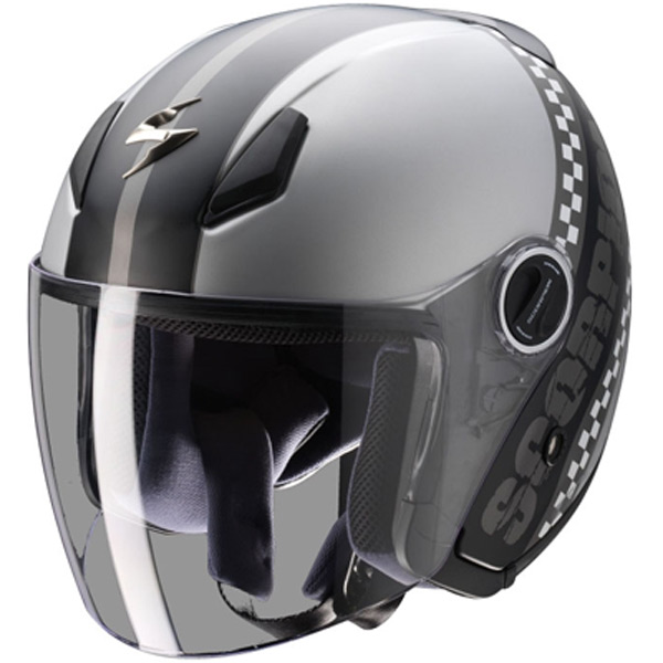 Casco moto Scorpion EXO 200 TT Negro Gris en Stock | iCasque.es