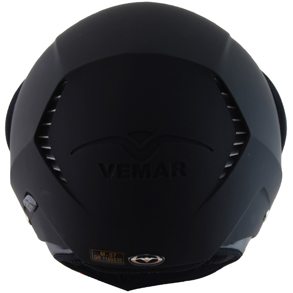 Casco moto Vemar Cikiqui Negro Mate Al Mejor Precio | iCasque.es