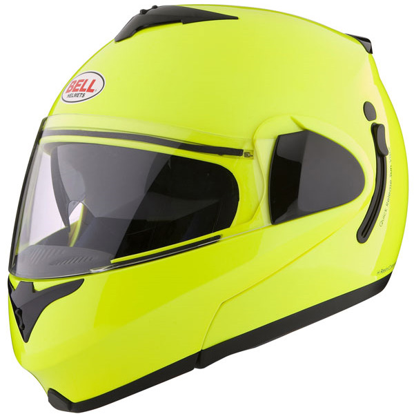 Casco moto Bell M10 Sport Modular Amarillo Fluo GIF en Stock | iCasque.es