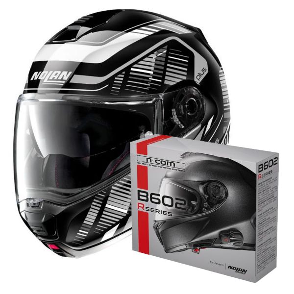 Pack Casco + Kit Bluetooth : Nolan N100 5 Plus Starboard N-Com 44 + Kit ...