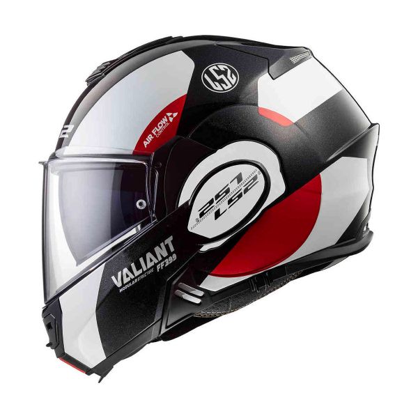 Casco moto LS2 Valiant Avant White Black Red FF399 en Stock | iCasque.es