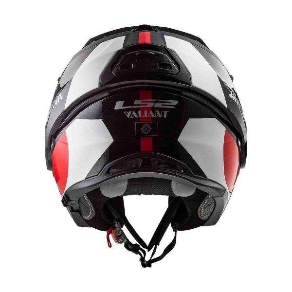 Casco moto LS2 Valiant Avant White Black Red FF399 en Stock | iCasque.es