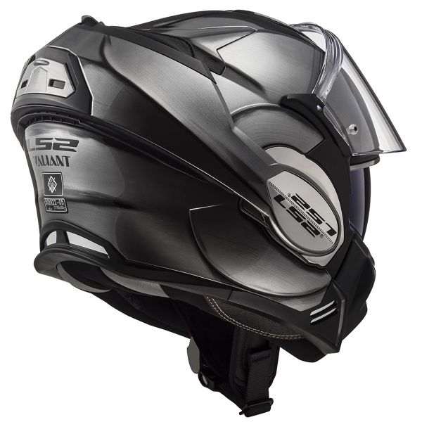 Pack Casco + Kit Bluetooth : LS2 Valiant Jeans Titanium + Linkin Ride ...
