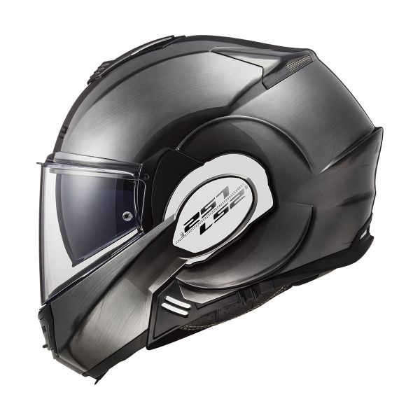 Pack Casco + Kit Bluetooth : LS2 Valiant Jeans Titanium + Linkin Ride ...