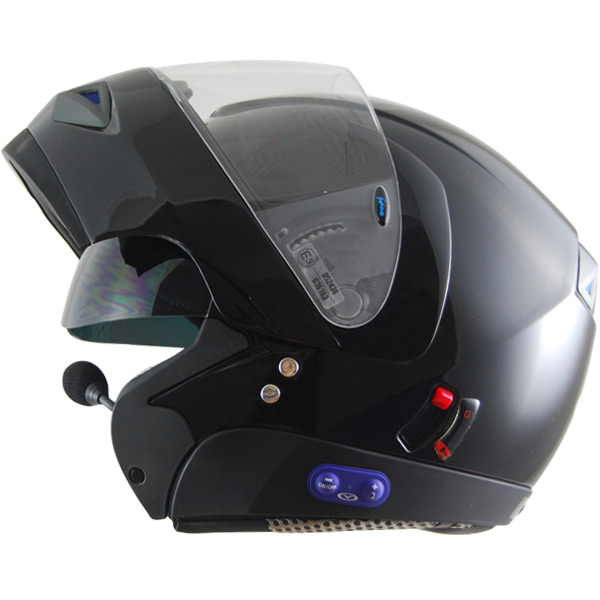 Casco moto Vemar Jiano Bluetooth Negro Envío Inmediato | iCasque.es