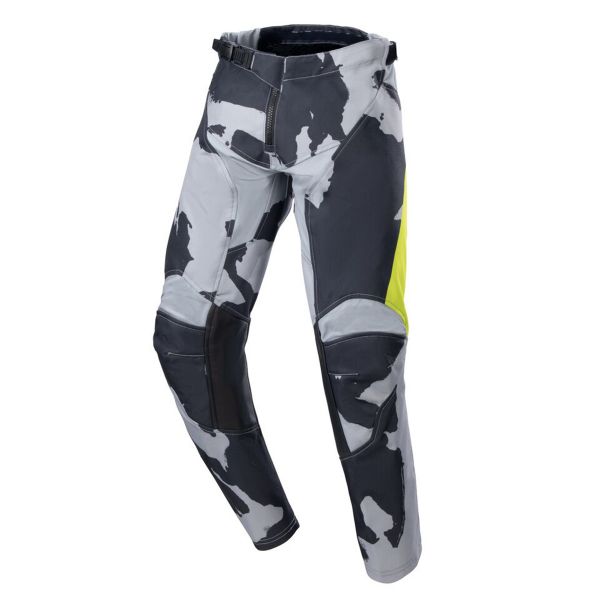 Pantalón motocross Alpinestars Racer Tactical Cast Grey Camo Yellow ...