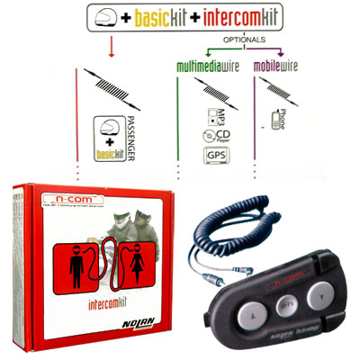 Kit Bluetooth Nolan N-COM Intercom kit en Stock | iCasque.es